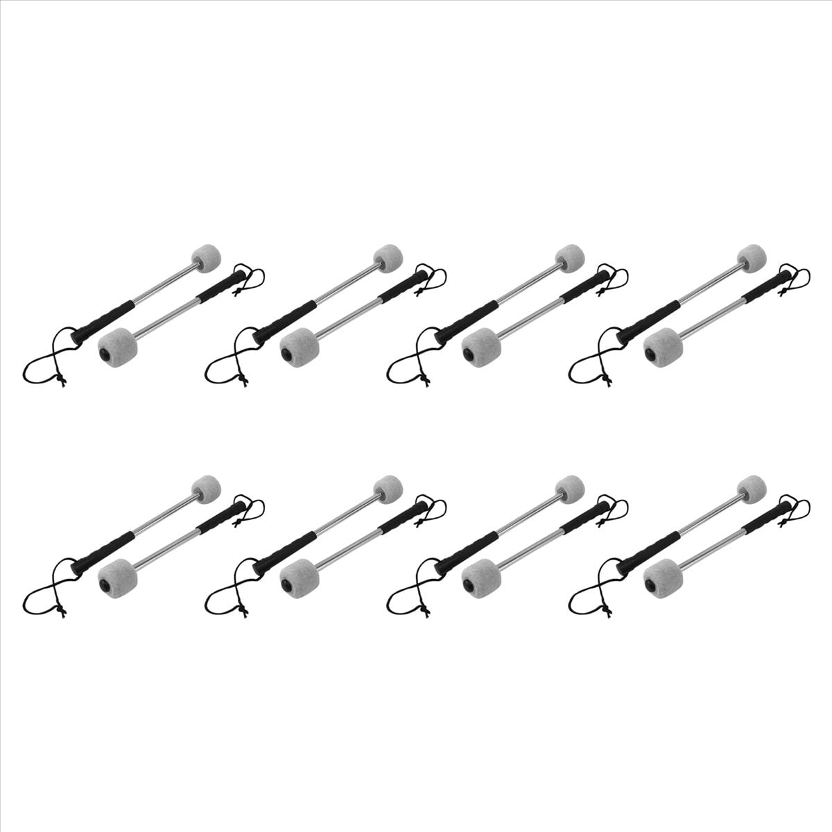 16 Unids Bajo Batería de Mazo Batería de Percusión Mazas de Timbales ...