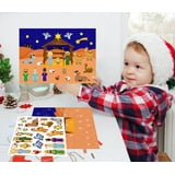 WhatSign Nativity Sticker Advent Calendar for Kids Christmas Advent ...