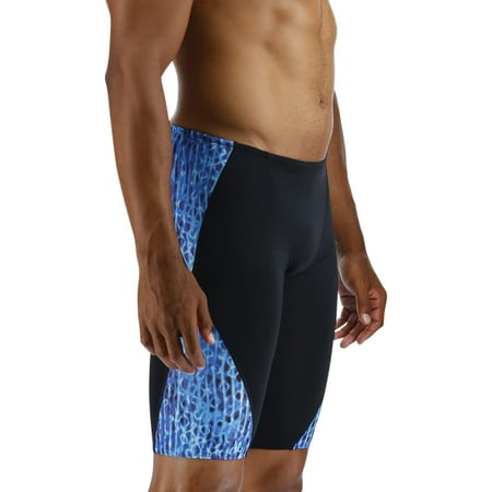 TYR Men's Standard Durafast Lite Splice Swimsuit Jammer, Atolla Blue ...