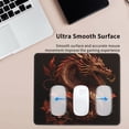 Golden Chinese Dragon Red Art Mouse Pad Non-Slip Rubber Gaming Mousepad ...
