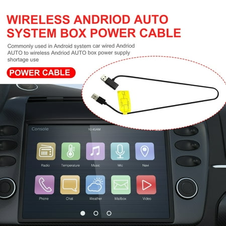 Clairlio 12V AI Box Power Cable High Speed Wireless CarPlay Android ...