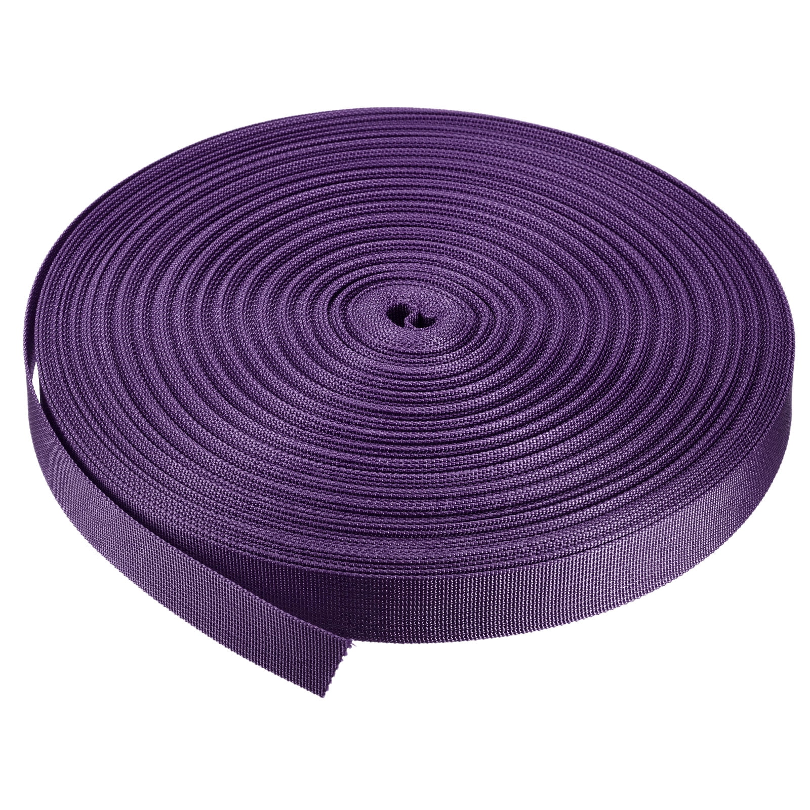 Flat Nylon Webbing Strap 1 Inch 50 Yards Dark Purple for Backpack ...