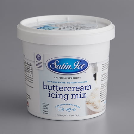 Satin Ice 2 lb. White Vanilla Buttercream Icing Mix | Walmart Canada