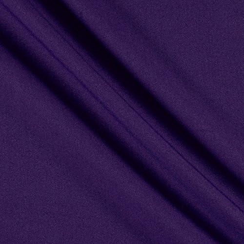 58" Polyester Poplin Purple, Fabric By The Yard - Walmart.com
