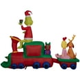 Airblown Inflatables Dr. Seuss Grinch Train Inflatable Christmas Décor ...
