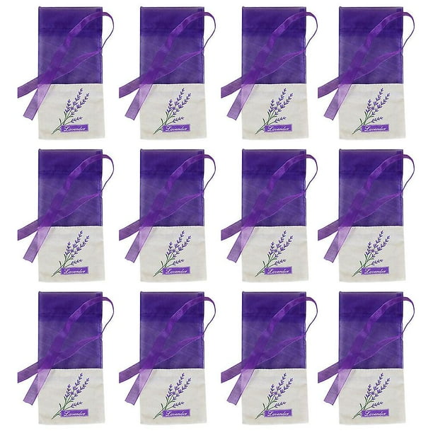 Purple Gift Bags Lavender Sachets Scents Packets Fragrance Pouch Dried ...