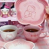 Sanrio Ceramic Hello kitty Joint Coffee Cup Saucer Cute Cartoon Kitty ...
