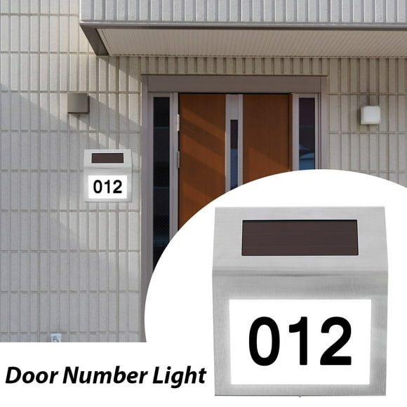 Solar Powered Address Signs