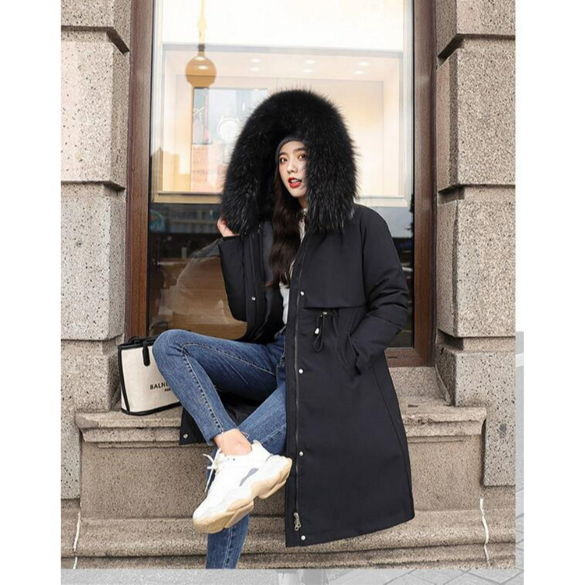 Click here for Damaie Winter Jacket Down Jacket Mid-Length Coat Q... prices