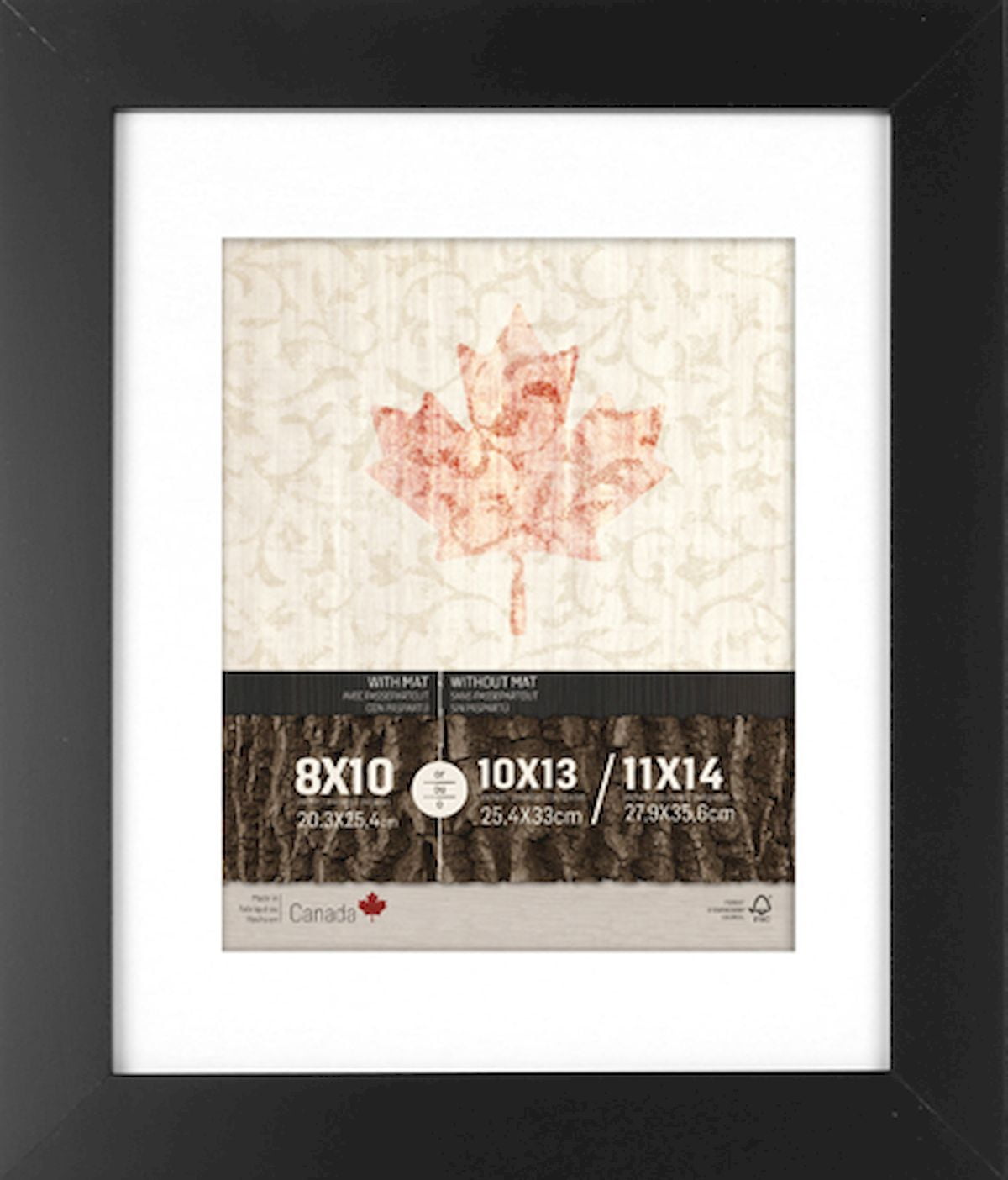 Black Matted Photo Frame - Walmart.com