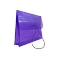 JAM Paper Plastic Elastic Envelope, 9.8x13x2.6, Purple, 2 5/8 Expansion ...