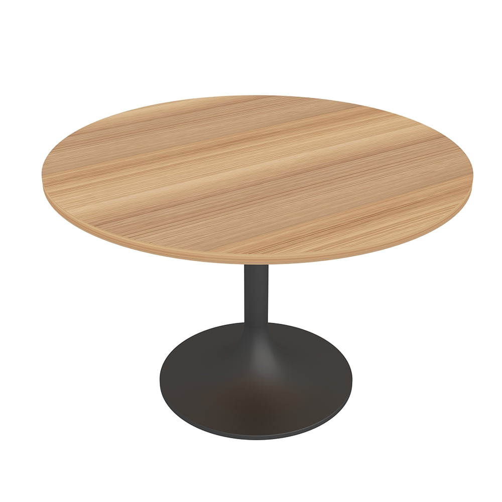 4 Person Round Office Table With Tulip Base 46" Round Pedestal Table ...