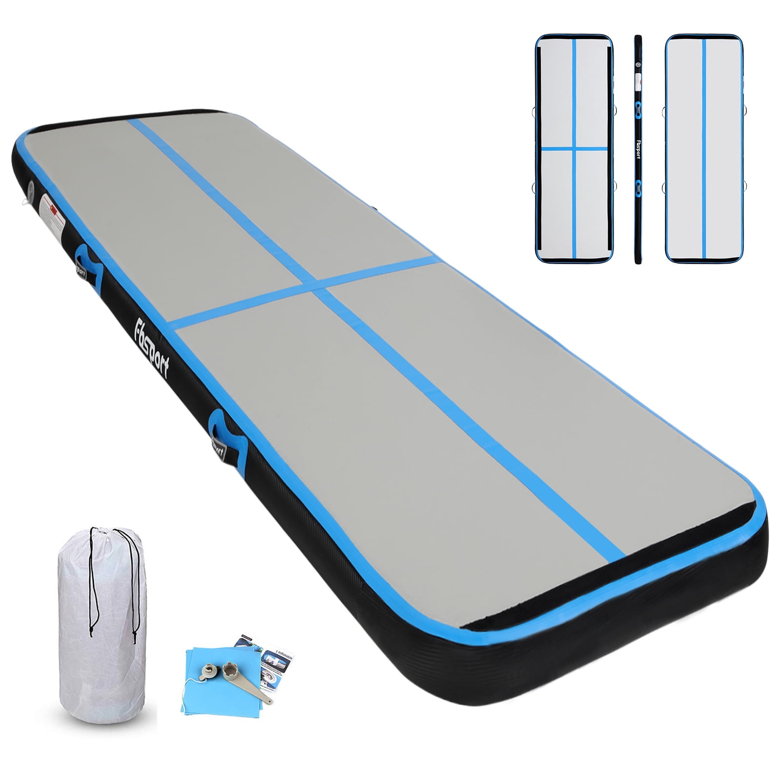 Fbsport Inflatable Gymnastic Mat Carbon Fiber Mat Floor 13ft Air Track ...