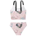 BZSMCE Swimsuit 2-Piece Tank Swimming Wear Quick Dry Bathing Suit-Tiger ...