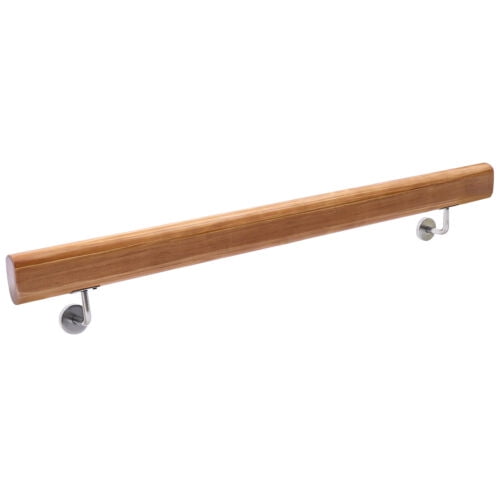 Handrail Wood for Steps Stair Railing Hand Rail Kit Non-Slip Wall Hand ...