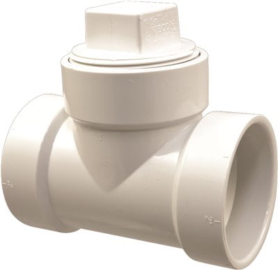 DWV PVC TEST TEE WITH PLUG 3" per 5 Each - Walmart.com