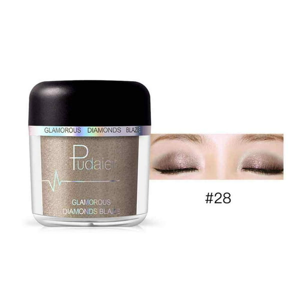 Pudaier Eye Shadow Glitter Metallic Powder Eye color eye shadow ...