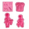 NEXAVKPR Chocolate Candy Sugar Craft Exquisite Baby Theme Paste Mold ...