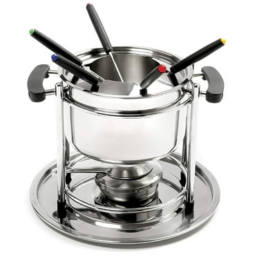 Cook Pro 11-Piece Stainless Steel Fondue Set - Walmart.com