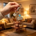 Aufmer Highland Animal Shaped Resin Key Chain Meaningful Inspirational ...