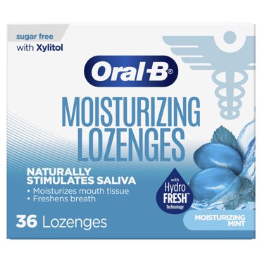 Biotene Dry Mouth Lozenges for Fresh Breath, Refreshing Mint, 27 Count ...