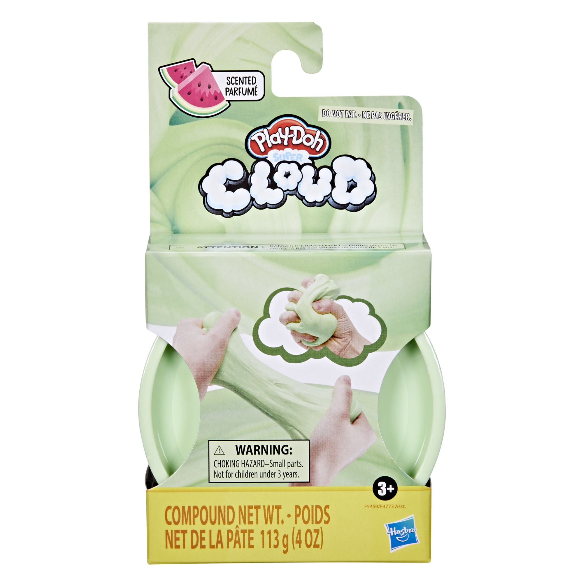 Play-Doh Super Cloud Bright Green Watermelon Scented Single Can, 4 ...