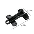 TOUMENY Rocker Bar Door Lock, Heavy Duty Alloy Security Guard for Front ...