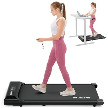 AdvanceUp Under Desk Electric Treadmill, Compact for Home Office Work ...