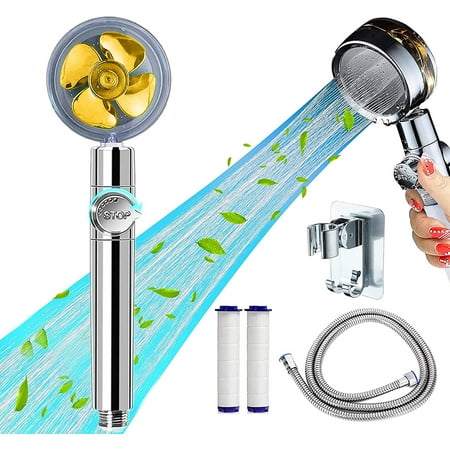 Turbo Hydro Jet Shower Head - 360 Turbo Propeller Head Hydro High Jet ...