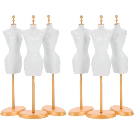 Pcs White Doll Dress Display Form Clothes Gown Display Support Holder ...