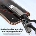 4-in-1 Smart Digital Display Keychain, Fast Charging Short Phone ...