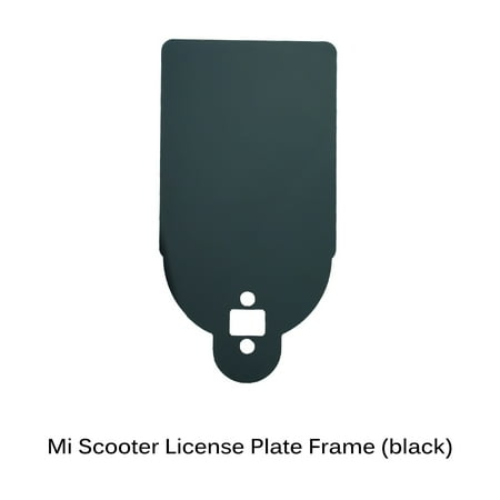Scooter License Plate Frame Shockproof Waterproof Safety Warning Plate ...