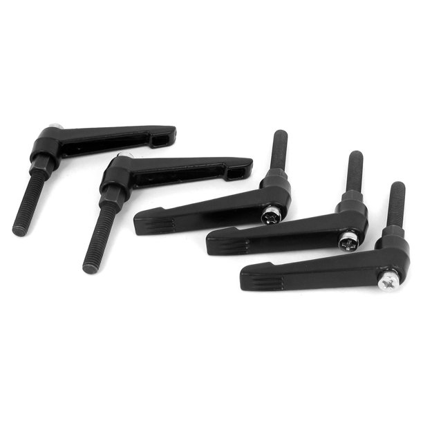 M6x30mm Male Threaded Lathe Machine Metal Adjustable Handle Lever Grip ...