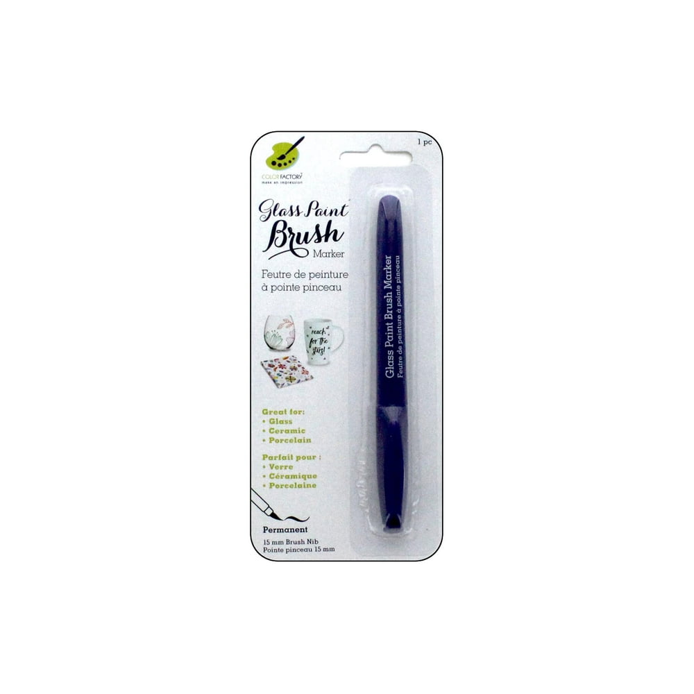 Multicraft Glass Paint Brush Marker Perm Purple - Walmart.com - Walmart.com