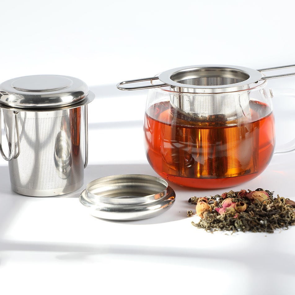 2Pack Tea Infuser Stainless Steel Tea Strainer Diffuser for Loose Tea ...