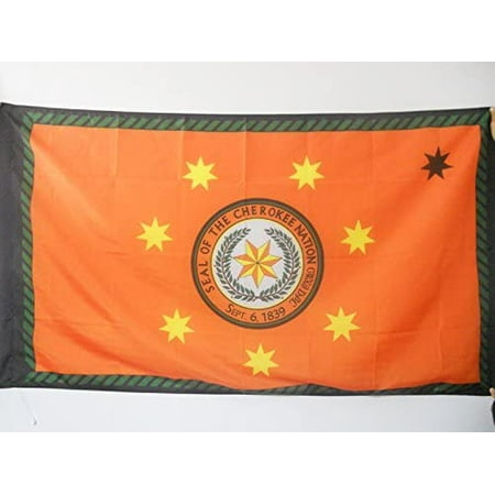 Cherokee Indians Flag 2' x 3' for a Pole - Native American Tribe Flags ...