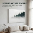 XaaKee Canvas Art Prints Wall Art Alpine Ridge Mystical Misty Forest ...