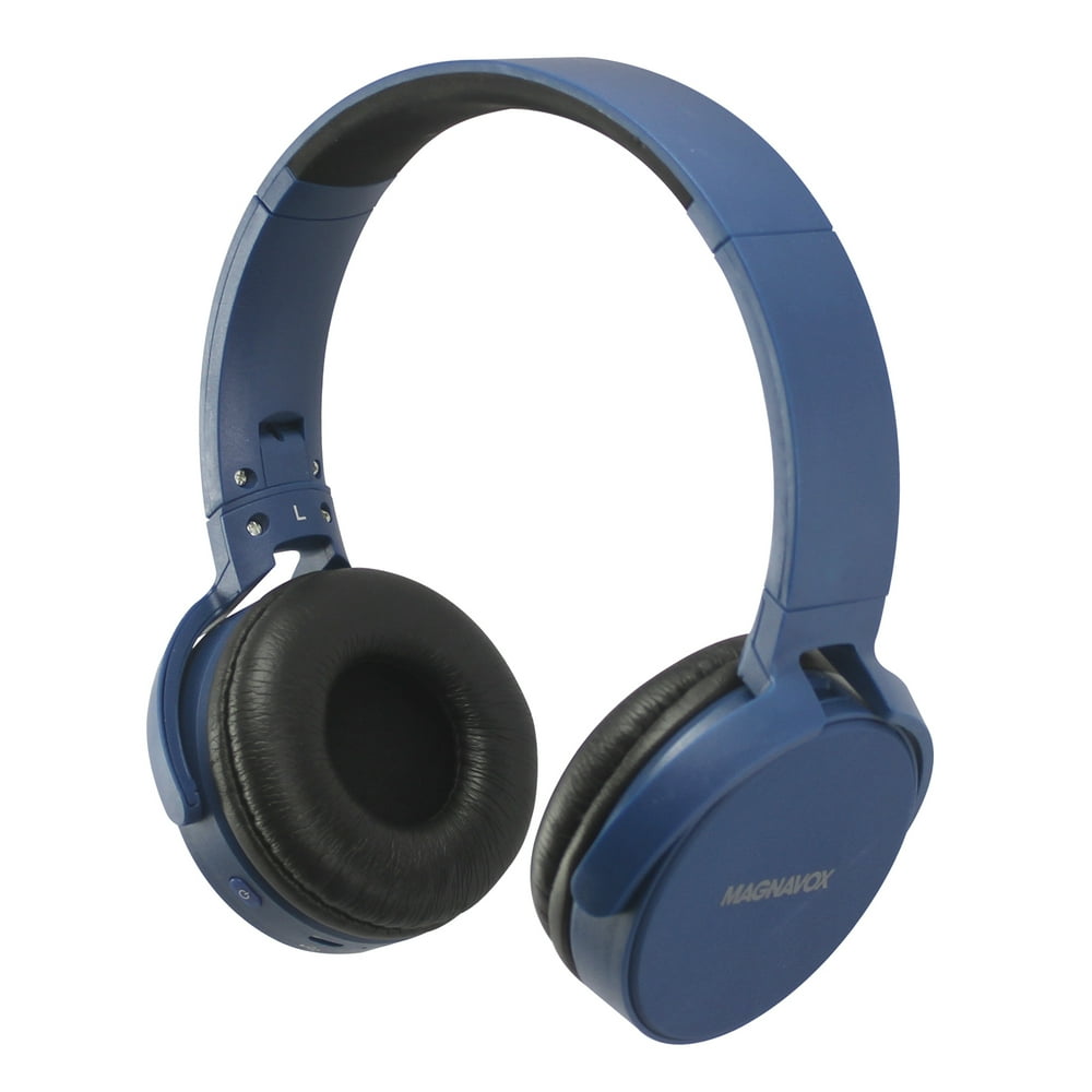 Foldable Stereo Headphones with Bluetooth Wireless Technology - Blue ...