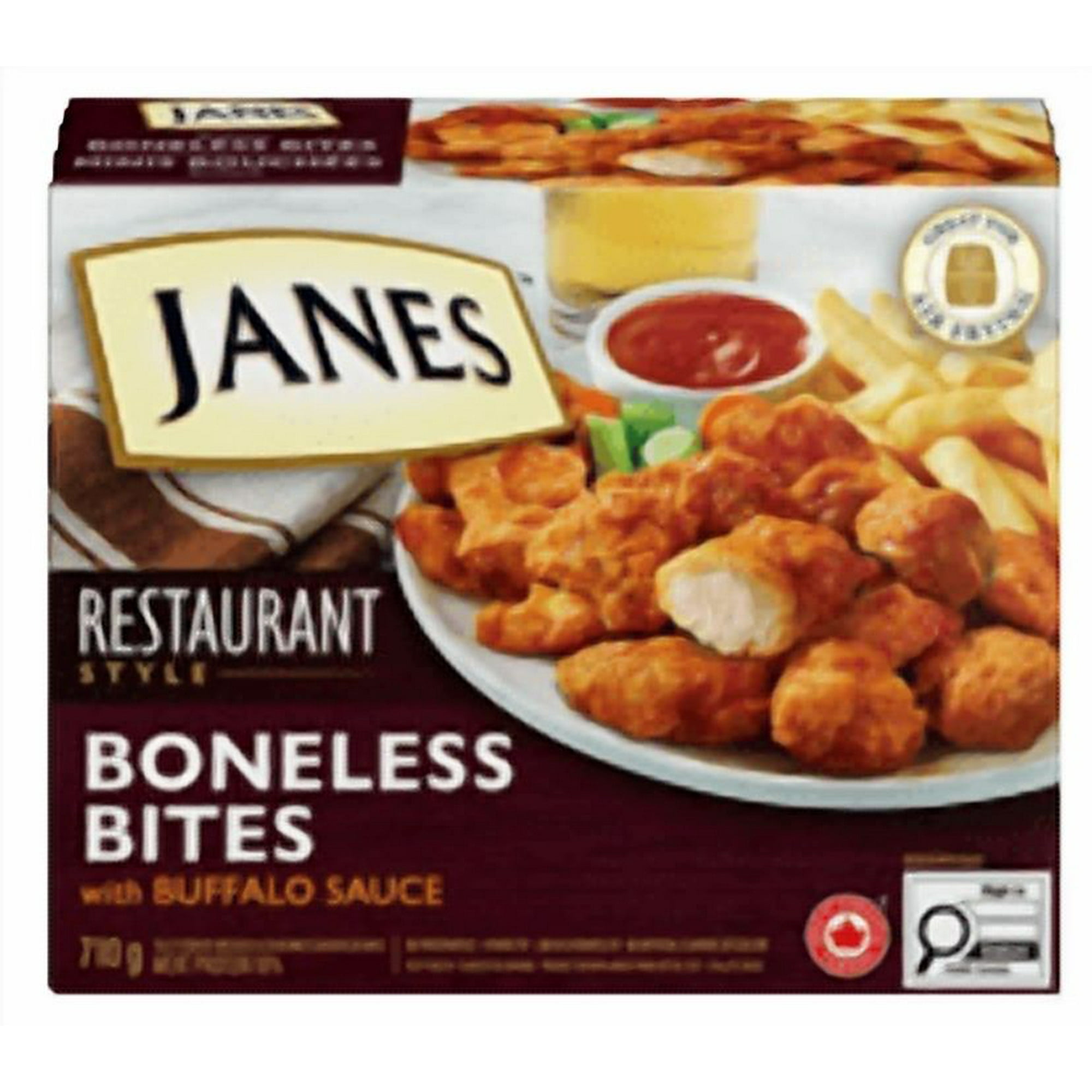 Click here for Janes Restaurant Style Buffalo Boneless Bites 710g prices