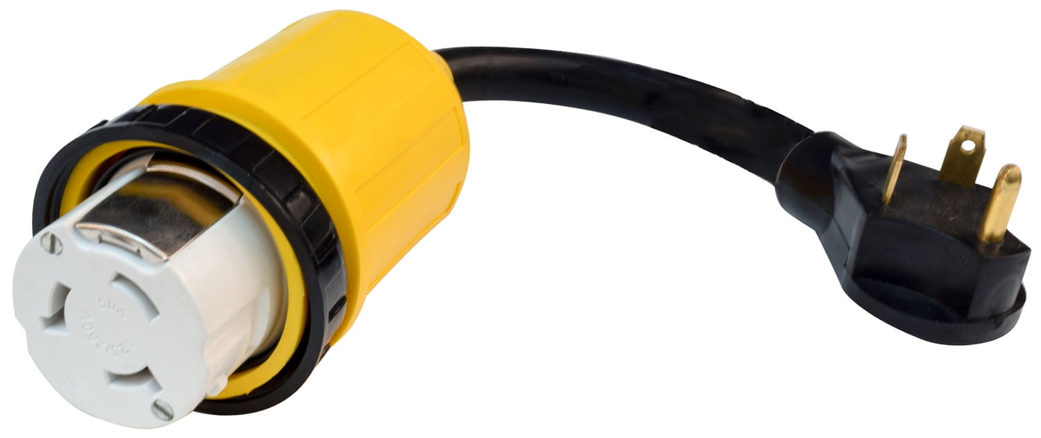 Valterra A103050dbk Rv Pigtail Adapter And Plug - Walmart.com