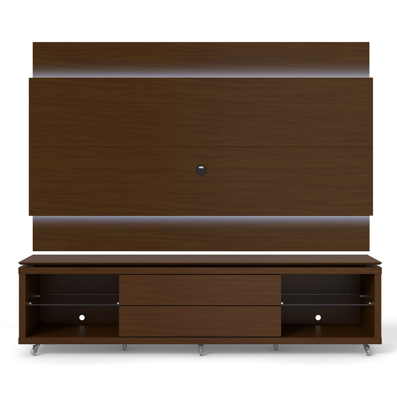 Manhattan Comfort Lincoln Floating Wall TV Panel 1.9 with LED Lights ...