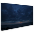 Trademark Fine Art "Contemplative Sunset" Canvas Art by Kurt Shaffer ...