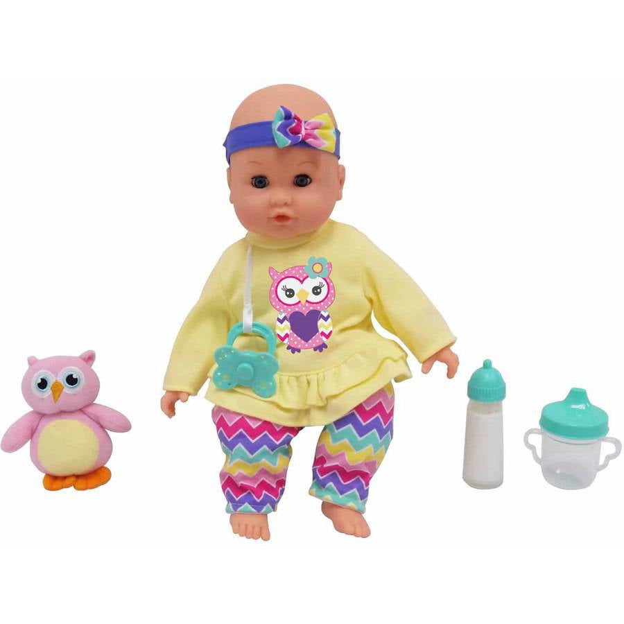 MSL 14" Baby Maggie Doll, Owl (Item May Vary) - Walmart.com - Walmart.com