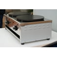 INTSUPERMAI Commercial Gas Crepe Maker Nonstick Pancake Machine Double ...