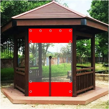 PVC Panels Pergola Side Panels with Zipper, Hooks, Clear Waterproof ...