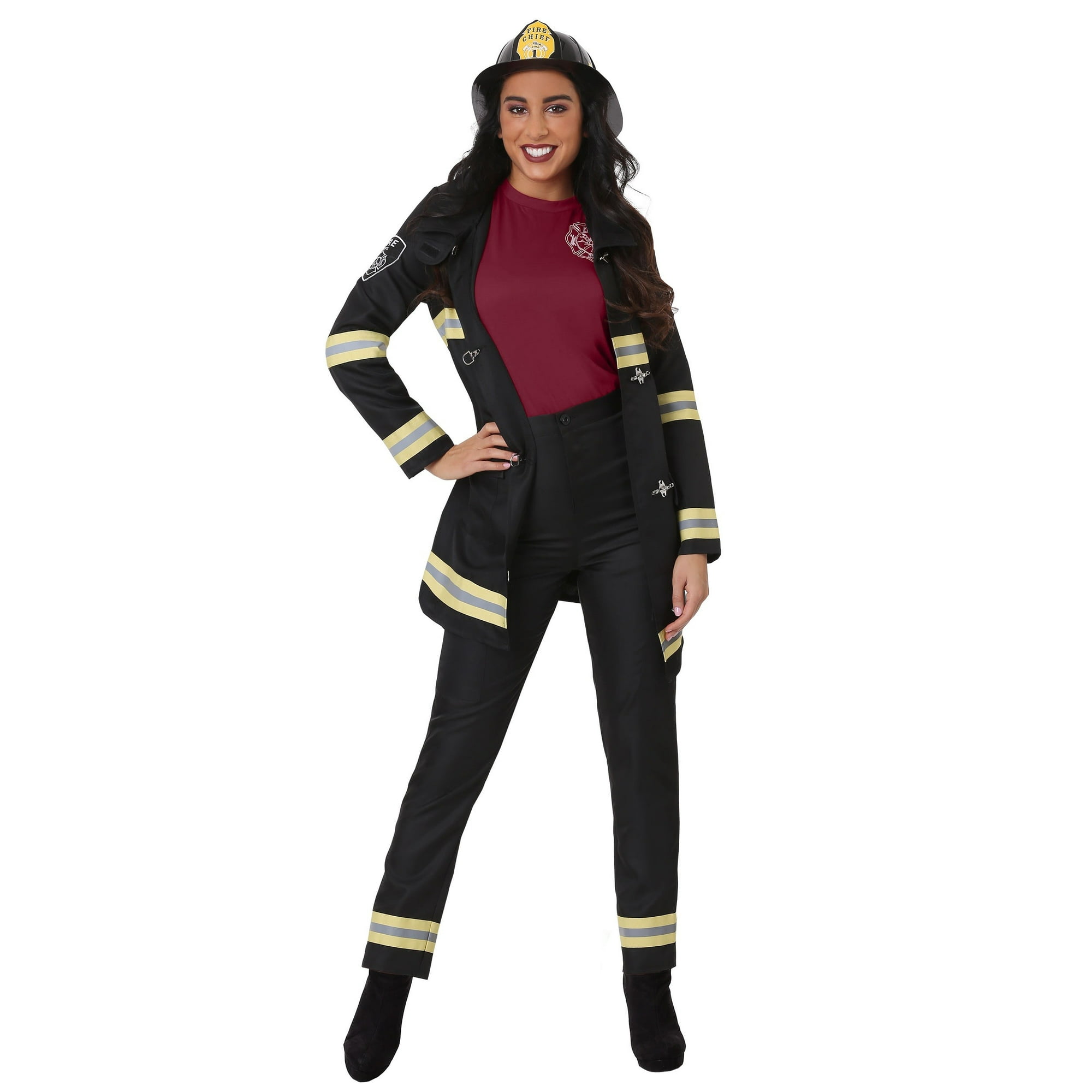 Click here for Fun Costumes Plus Size Womens Black Firefighter Co... prices