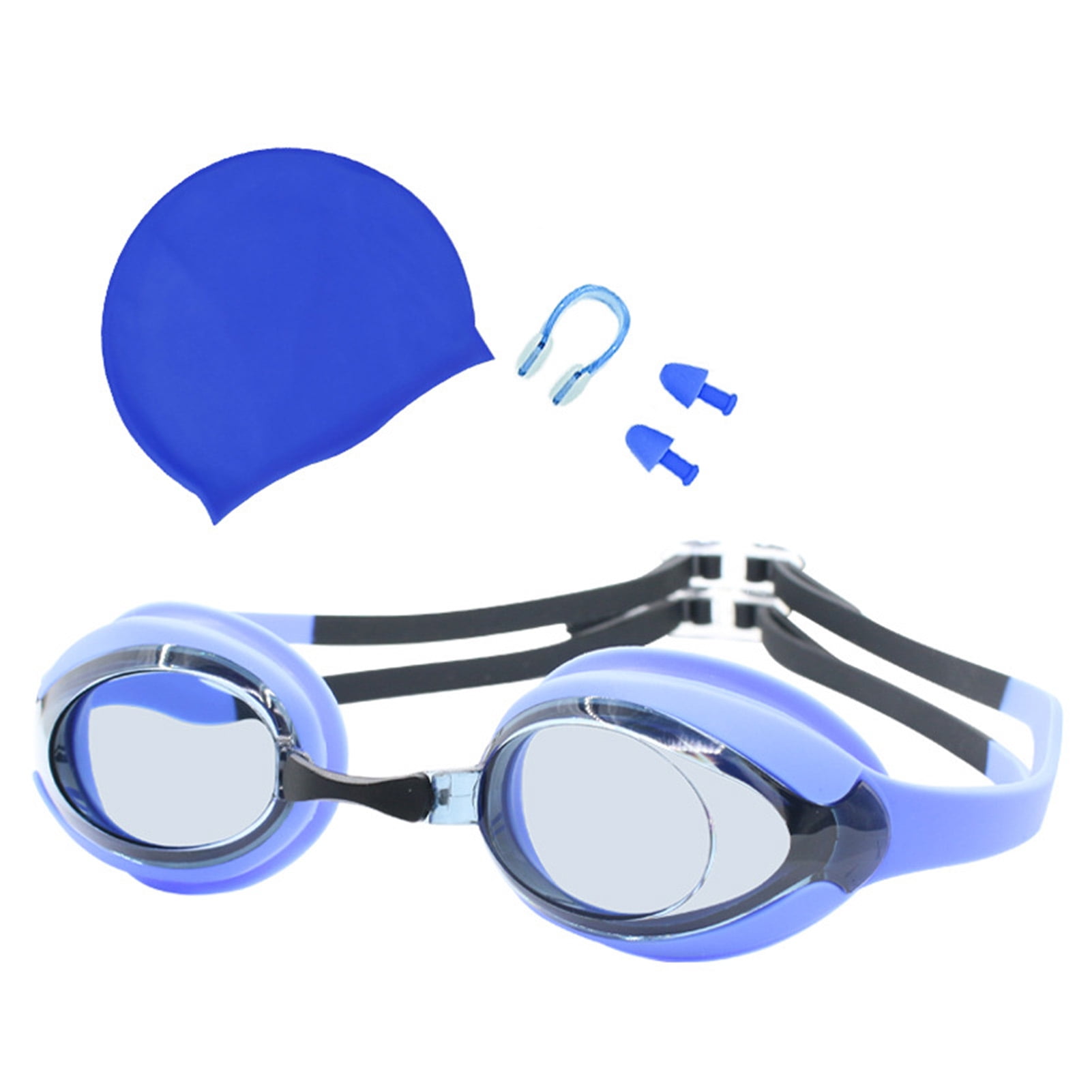 FaLX Set of Swimming Goggles - Ergonomic Design, High Clarity ...
