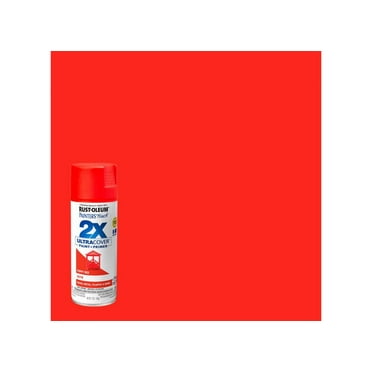 Rust-Oleum Painter's Touch 2X Ultra Cover Satin Poppy Red Paint+Primer ...