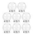 8 Pcs DIY Globe Christmas Lantern Globes Snow Child Transparent ...