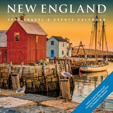 2025 Willow Creek Press Wall Calendar, 12" x 12" , Cape Cod, January ...
